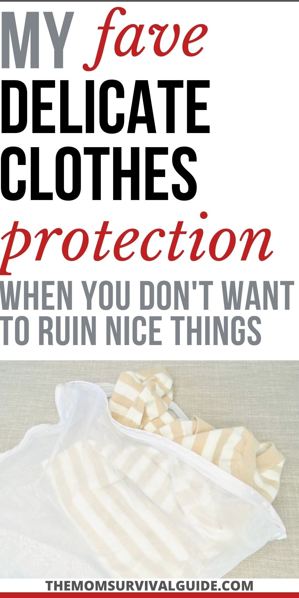 How To Use Mesh Laundry Bags To Stop Damaging Clothes In The Washer